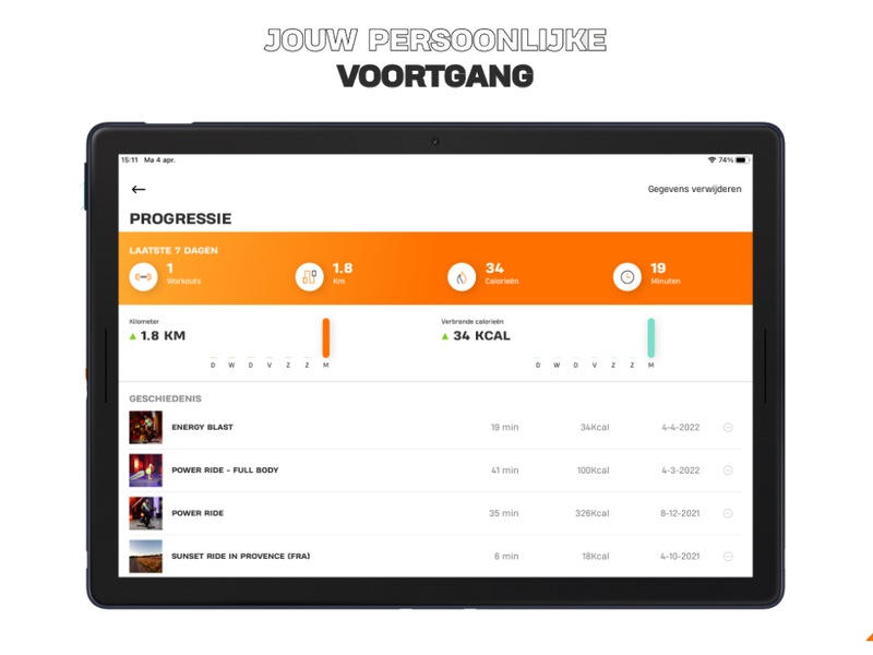 Hometrainer fiets Smart-Bike | Basic-Fit Webshop