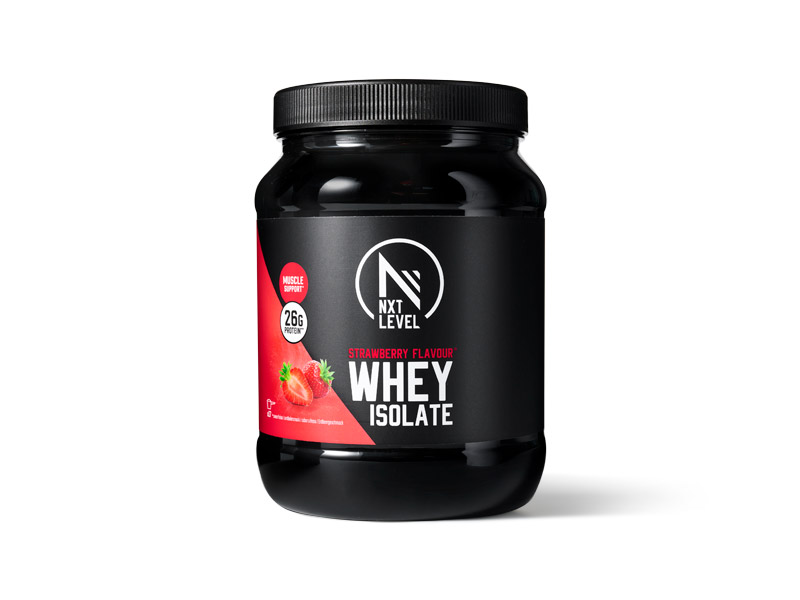 Whey Isolate Fraise - 500g | Basic-Fit webshop