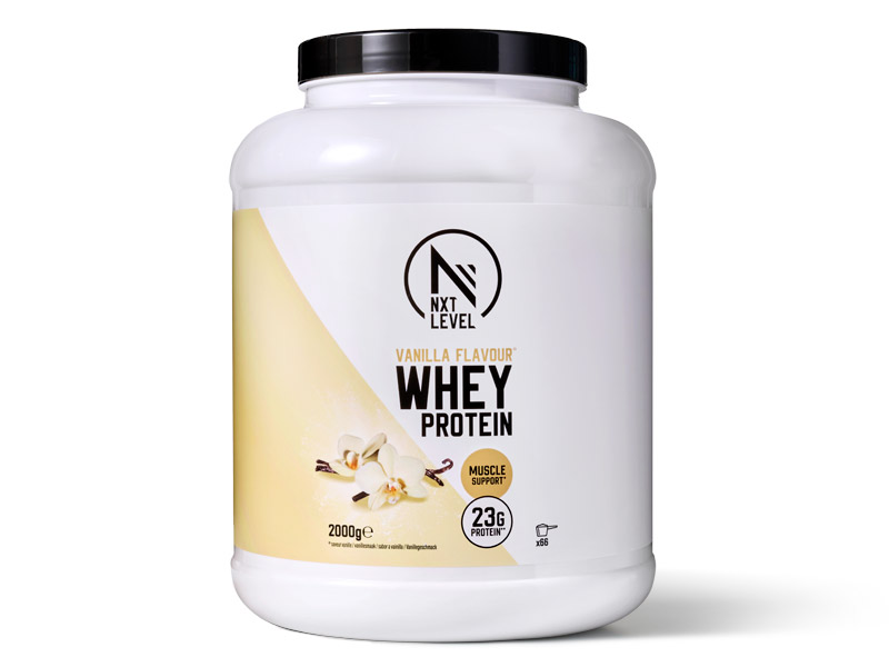 Whey Protein - Vanille - 2 KG | NXT Level Sports Nutrition | Basic-Fit ...