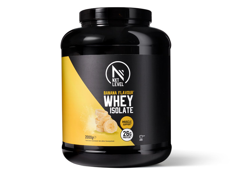 Whey Isolate Plátano - 2kg | Basic-Fit webshop
