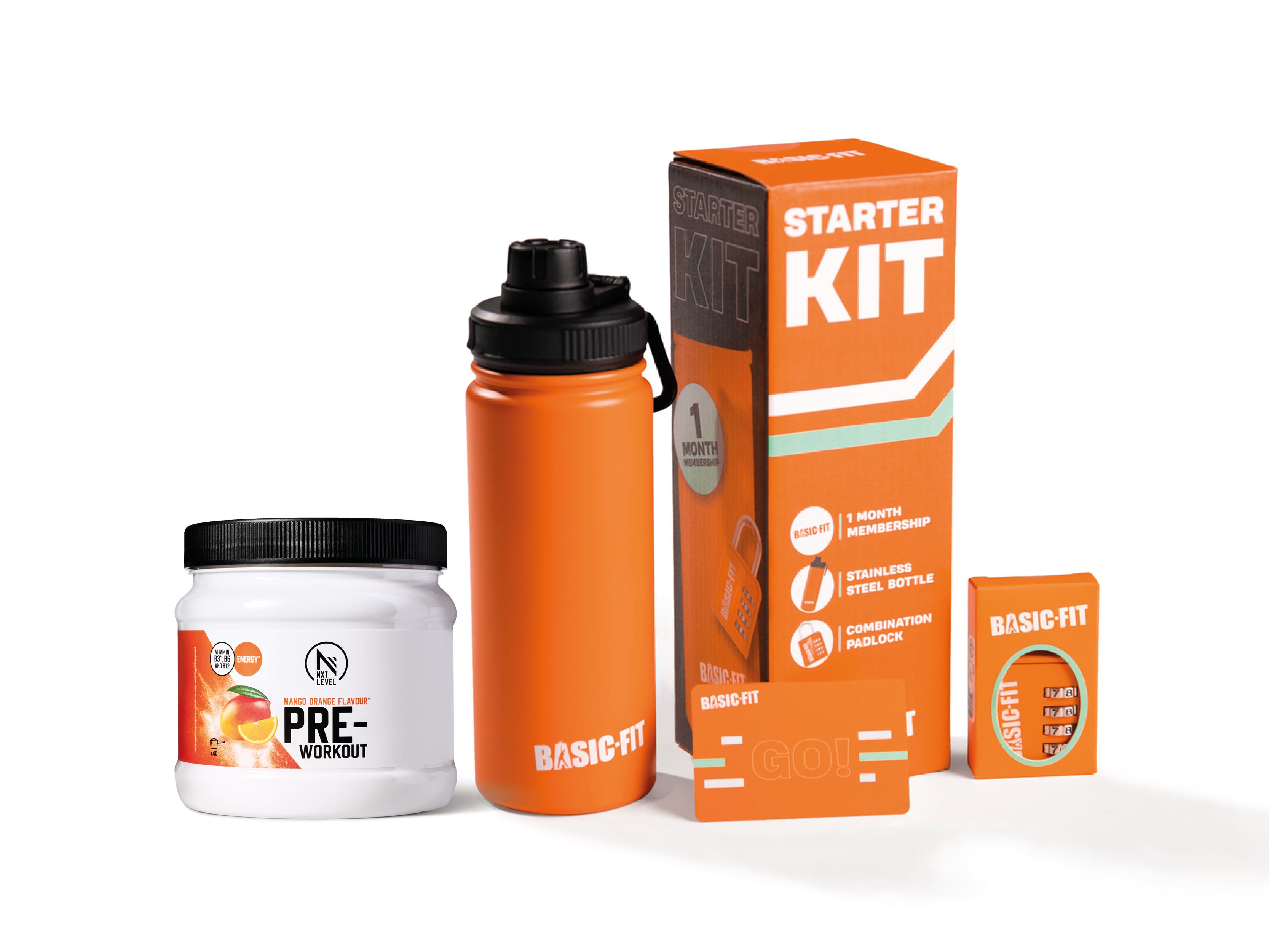 Starter kit | Pre-workout Bundle | Basic-Fit webshop | Basic-Fit webshop